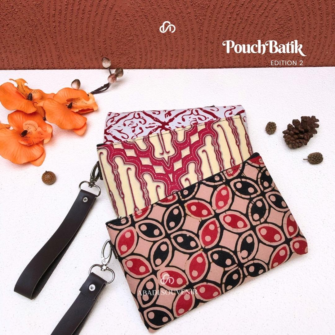 Pouch Batik Seri 2 19×12 with Plastic Mica – Abadi Souvenir